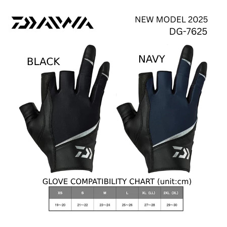DAIWA 25 DG-7625 JIGGING FISHING GLOVE | Shopee Malaysia
