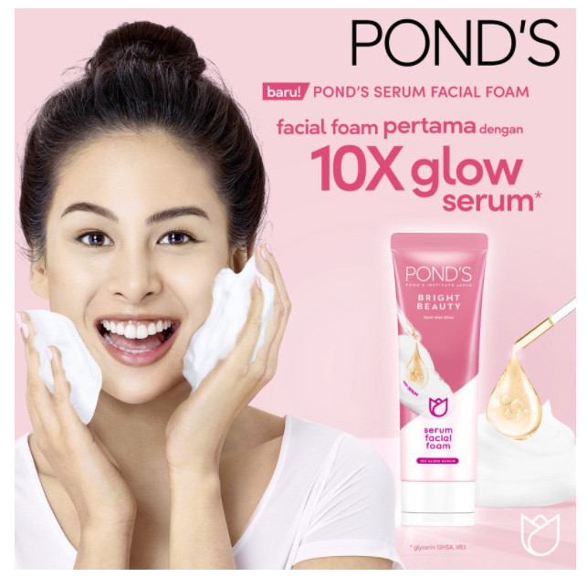 Pond's Bright Beauty Serum Facial Foam 100g – Radiant Skin, Deep ...