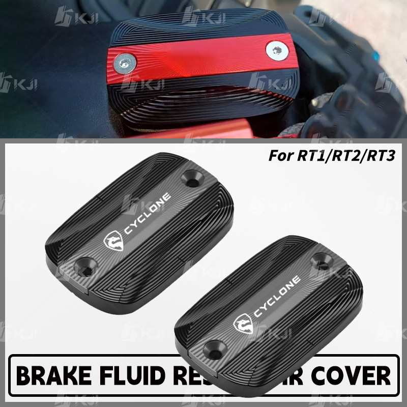 For WMOTO RT1/RT2/RT3/RT3S Front Brake Fluid Reservoir Cover Tank Pump Cap Accessories Parts ...