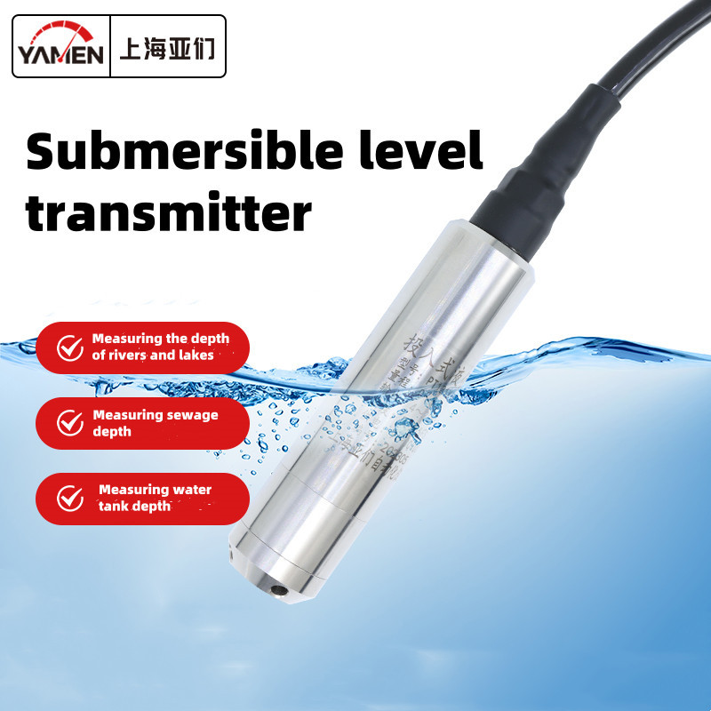 Drop-In Liquid Level Transmitter Water Tank Water Level Sensor 4-20mA ...