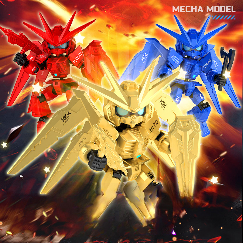 Mecha vs Robot Lucky 13 Action Figure 3D Printing Toys Movable Joints ...