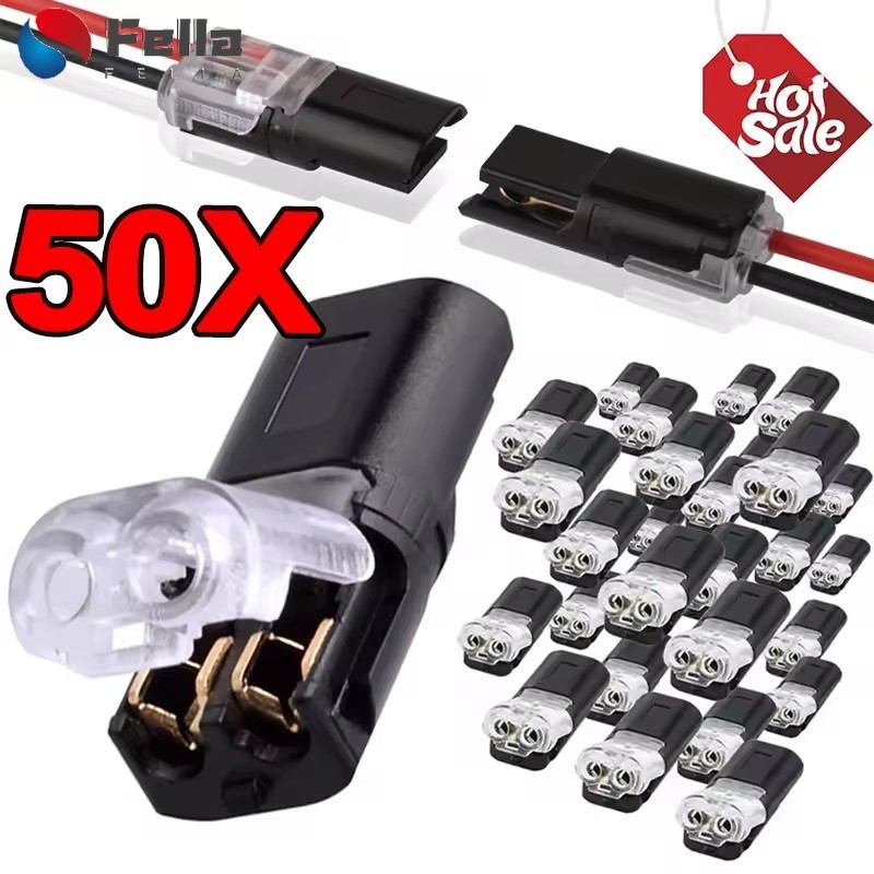 ABS Instant Wire Connectors | No Tools Needed for 18-22AWG Cables, 300V ...