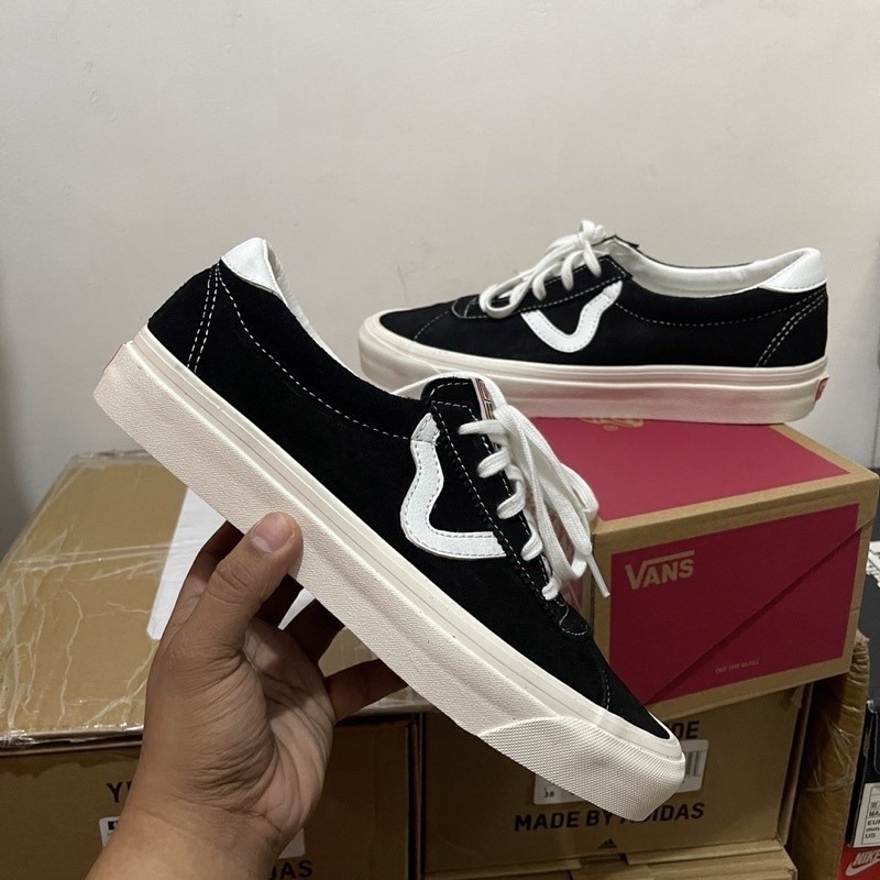 COD Van Style 73 DX Anaheim 'hitam/putih' (lelaki dan wanita) | Shopee ...