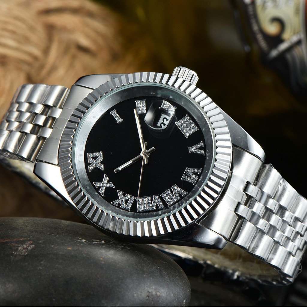 Hot Table Work Brand Famous Watch Log New Roman Face Men Fashion Quartz ...