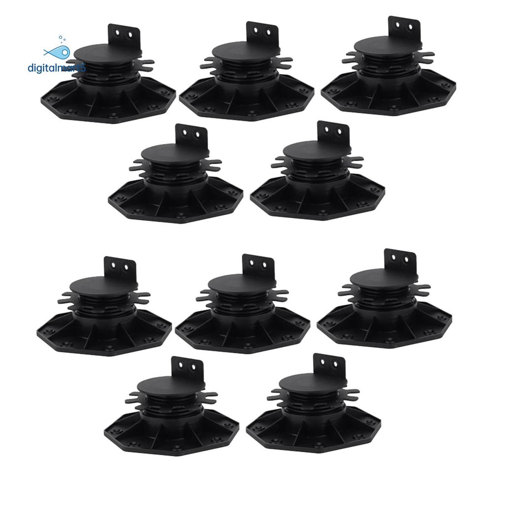 10Pack Adjustable Deck Support Pedestal Deck Foundation Base Support ...