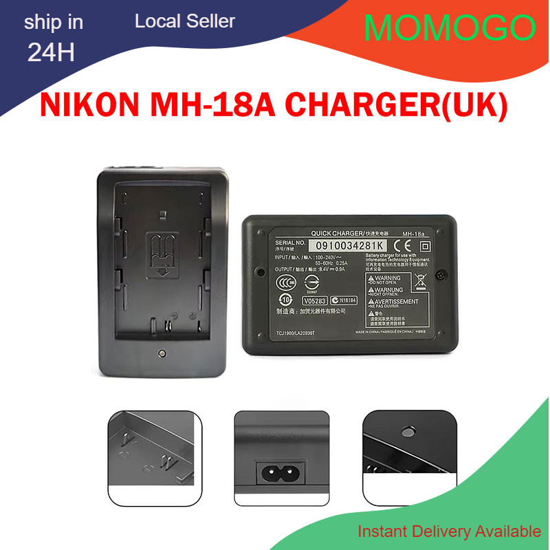 Camera Battery Quick Charger Nikon MH-18A EN-EL3a for D70 D80 D90 D300 ...