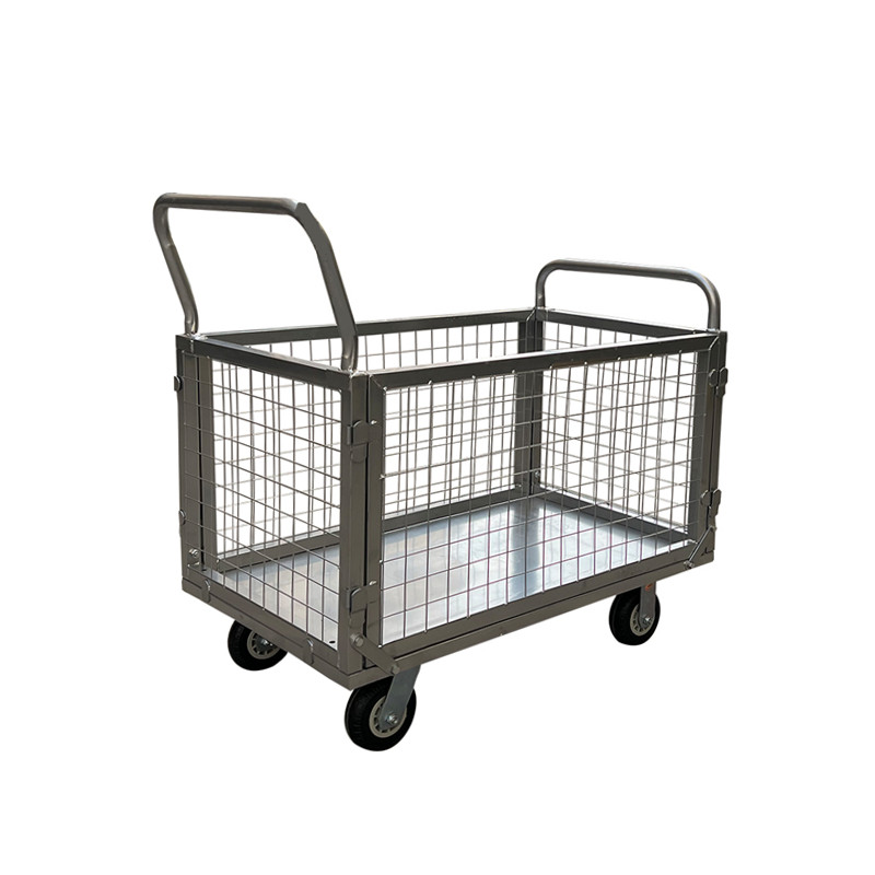 Guangchen Fence Trolley Pull Cargo Transport Cage Truck Small Trailer ...