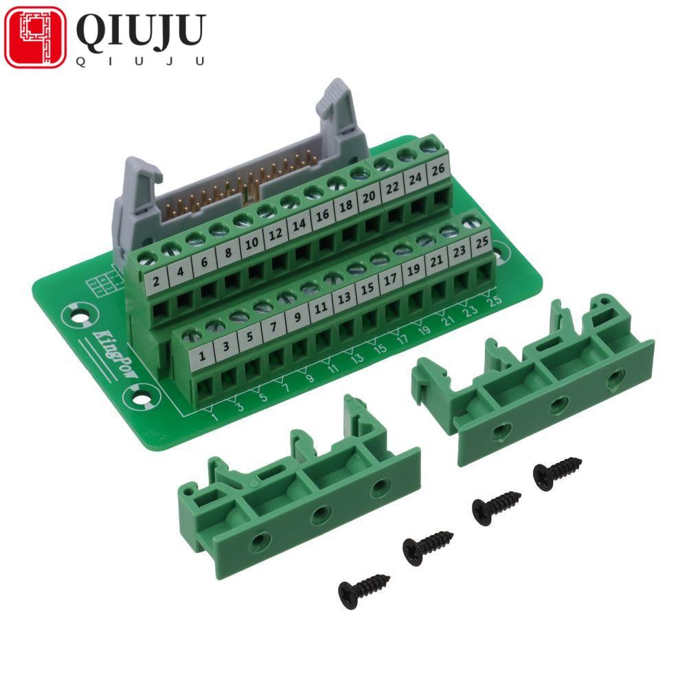 QIUJUU Terminal Block Adapter, PLC Interface IDC26P Male Connector ...