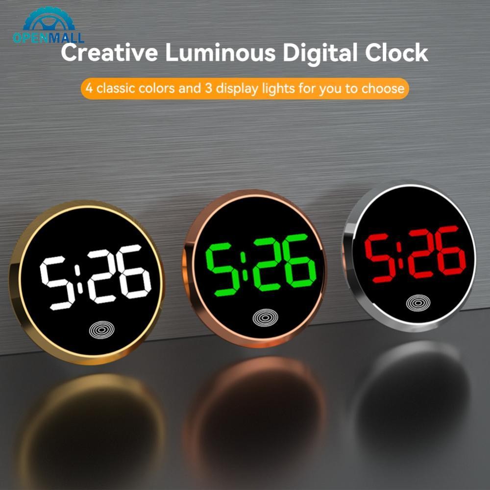 OPENMALL LED Luminous Car Clock Automobiles Internal Stick-On Mini ...