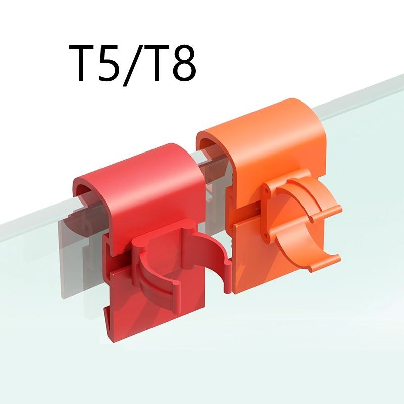 1pc T5/T8 PVC Hang Pipe Bracket Fixed Fish Tank Light Clamp PVC Pipe ...