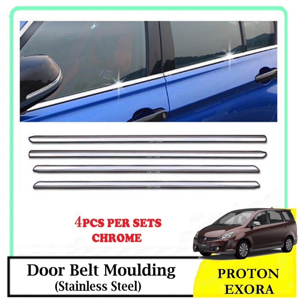 Proton Exora Window Trim Chrome Lining / Door Belt Moulding | Shopee ...