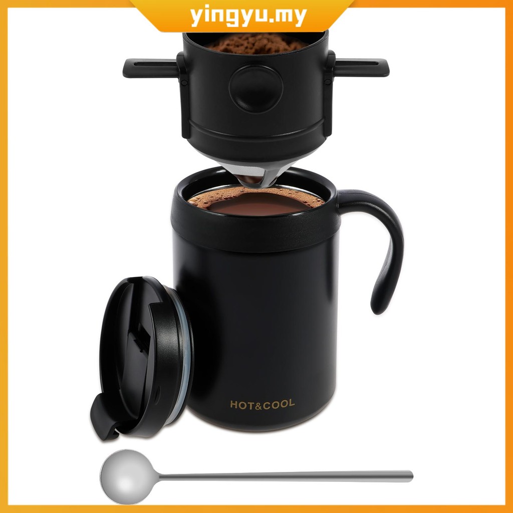 Camping Pour Over Coffee Maker Set Insulated Portable Coffee Maker Set ...