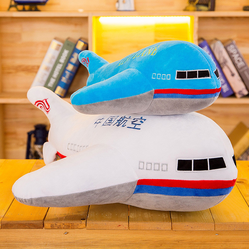 Airplane Plush Toy Transportation Model Children's Comfort Doll Gift ...