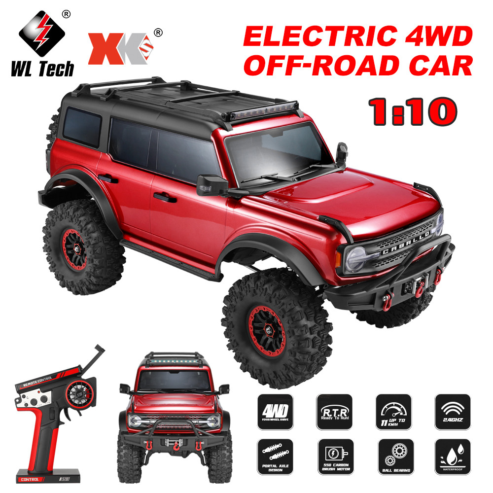 WLtoys 104020 1/10 Professional RC Car Off Road 4x4 2.4G 4WD Remote ...