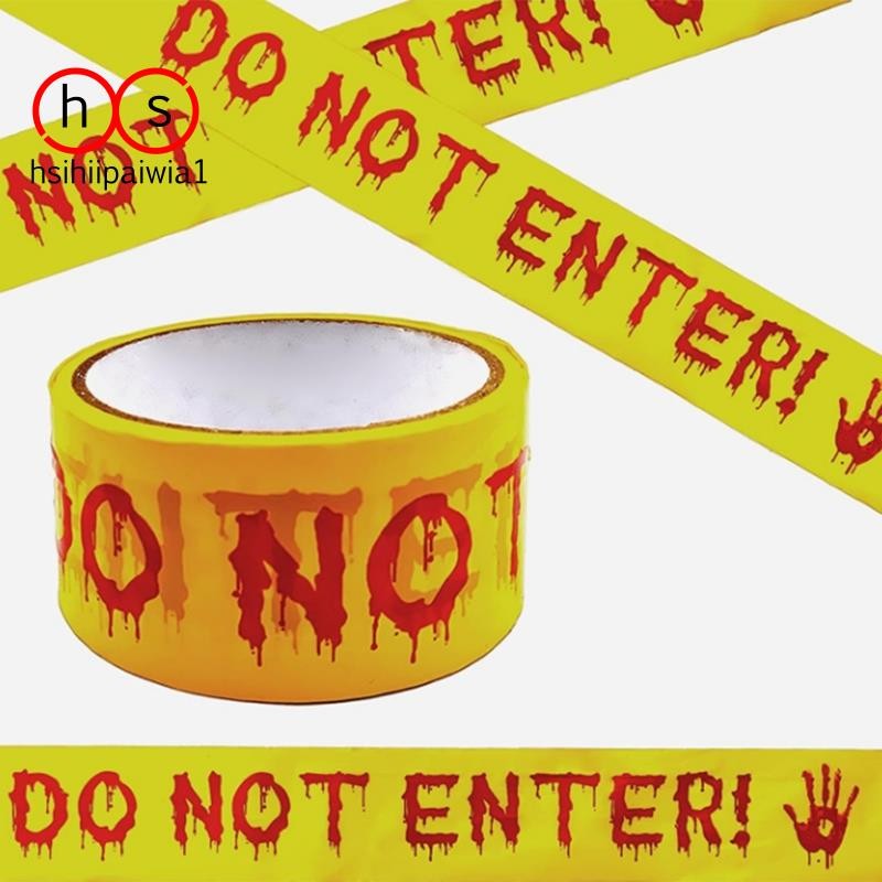 Halloween Decorations Caution Tape,Do Not Enter Scary Caution Tape Roll ...
