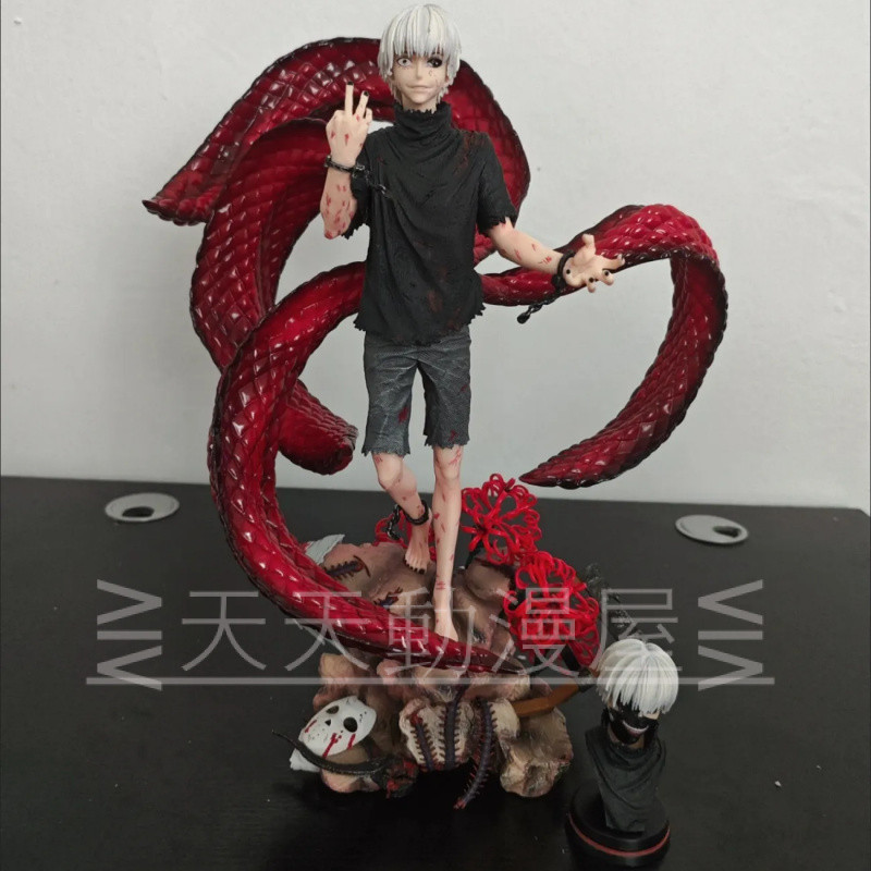 Free Shipping Tokyo Ghoul Model Tokyo Ghoul White-Haired Kinki Ken Four ...