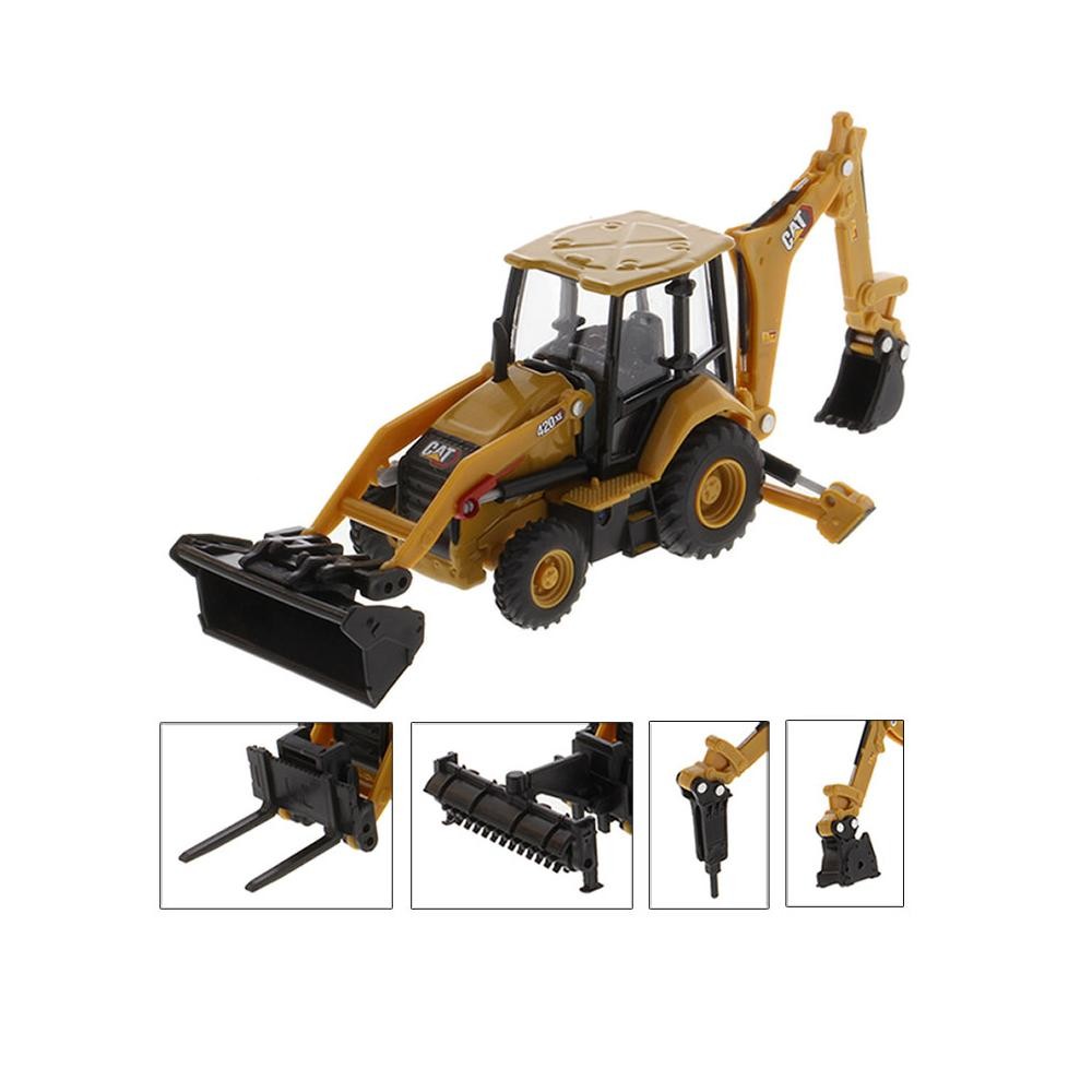 Available DM CAT工程车1/64 420 XE Backhoe Loader 卡特装载机模型摆件 | Shopee Malaysia