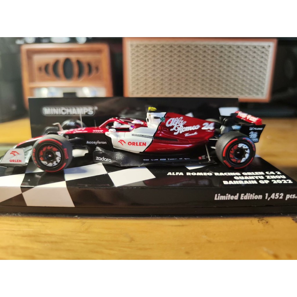 F1 Racing Model 1: 43 Mini Cut Alpha Romeo C42 Zhou Guanyu Balin ...