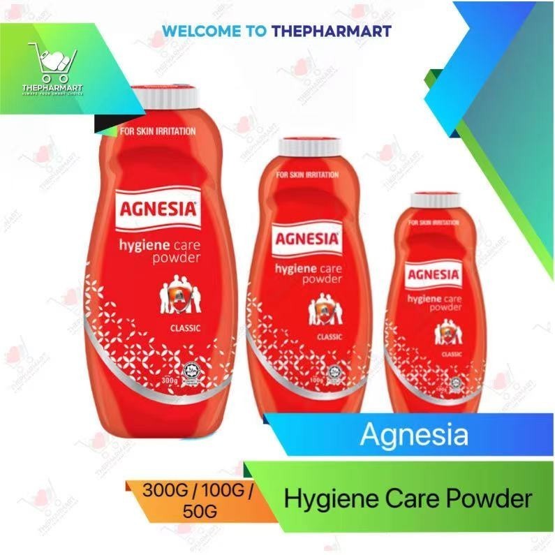 Agnesia Antibacterial Hygiene Care Powder for Prickly Heat & Heat Rash ...