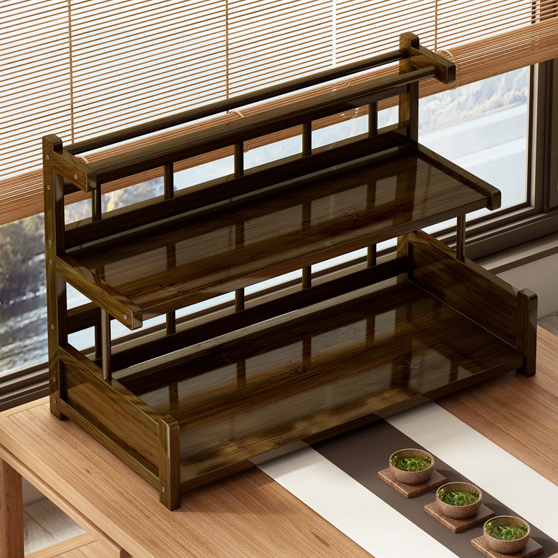 Desktop Bogu Rack Small Tea Set Tea Shelf Tea Cup Rack Placement Rack ...