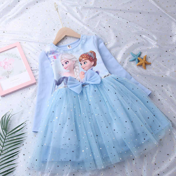 princess dress gaun budak perempuan princess disney princess costume ...