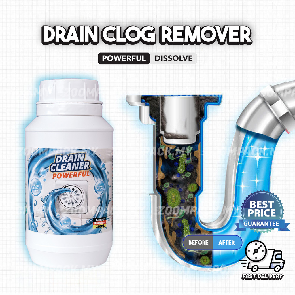 ZoomPack Sink and Drain Clog Remover Clogged Drain Remover DeClogger ...