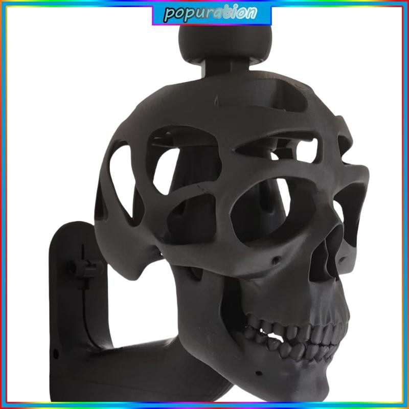 POP Helmets Holder Wall Mount Helmets Rack 3D Skull Shape Helmets Stand ...