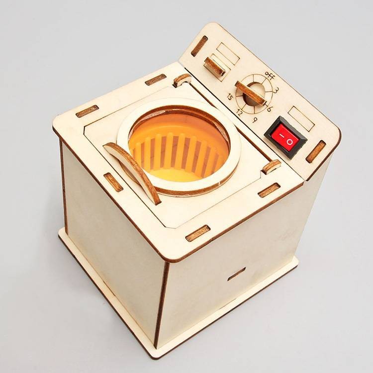 W&F toy STEM science toys for kids ,Old-fashioned Washing Machine Model ...