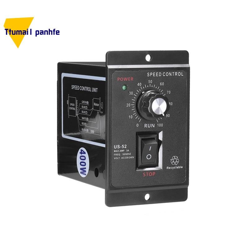 400W Motor Speed Controller AC 220V Motor Speed Regulator Controller ...
