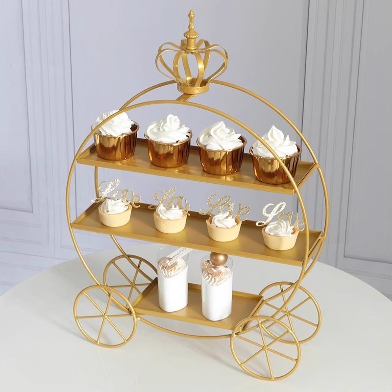 European Cake White Dessert Table Display Stand Wedding Decoration ...