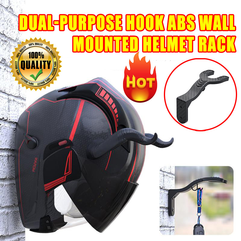 Helmet Holder Motorcycle Helmet Rack Wall Motorcycle Helmet Hook Racks ...