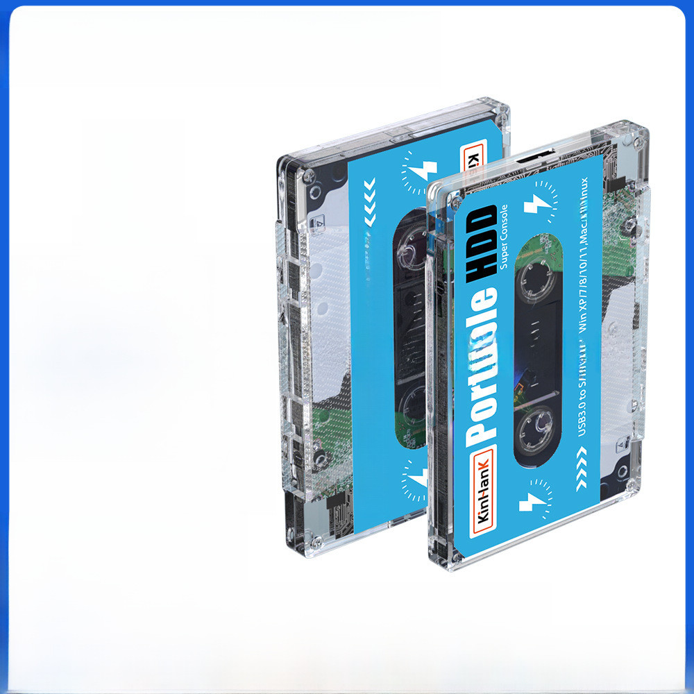 Cross-Border 500GB batocera Built-In 55,000+Plug Play External Mechanical Mobile Game Hard Disk ...