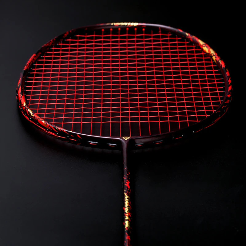 Indoor Competition Carbon Fiber Badminton Racket Offensive Adult ...