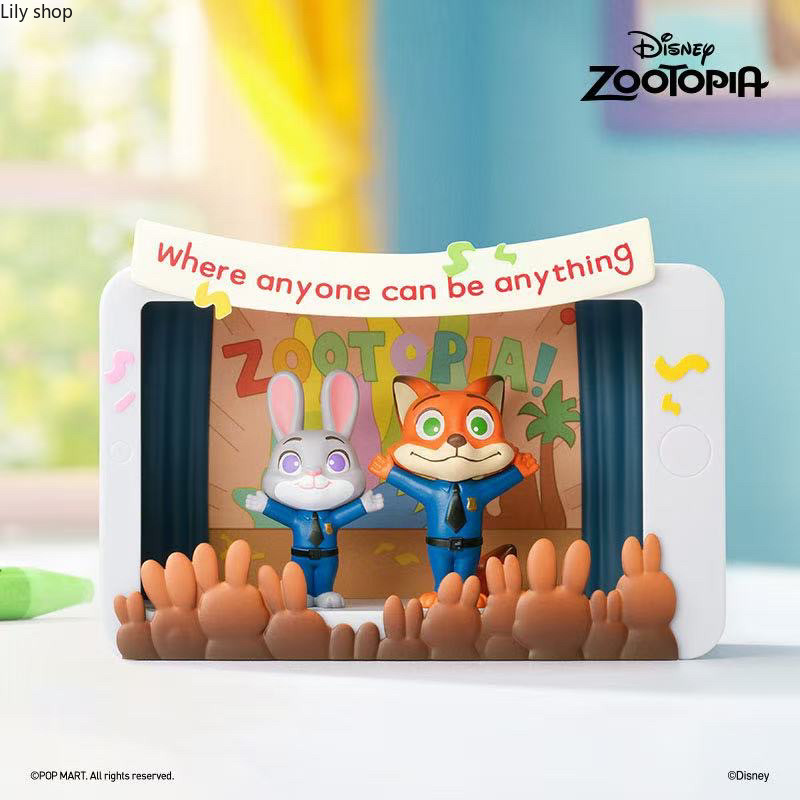 Genuine zootopia Highlight Moment Series POPMART POP MART Blind Box ...