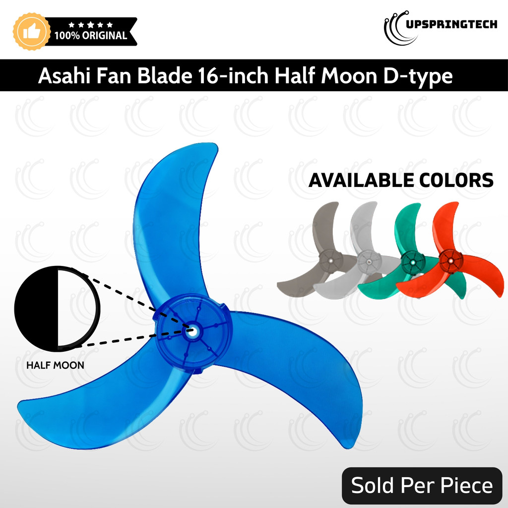 Upspringtech Asahi Fan Blade 16" Half Moon D-type(transparent)BB ...