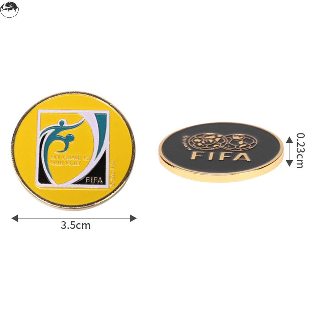 Soccer Referee Flip Coin Portable Anti Rust Hard Alloy Referee Judge ...