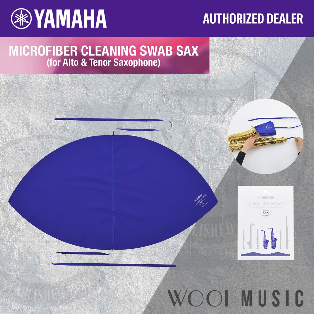 Yamaha Microfiber Cleaning Swab - SAX (For Alto / Tenor Saxophone ...