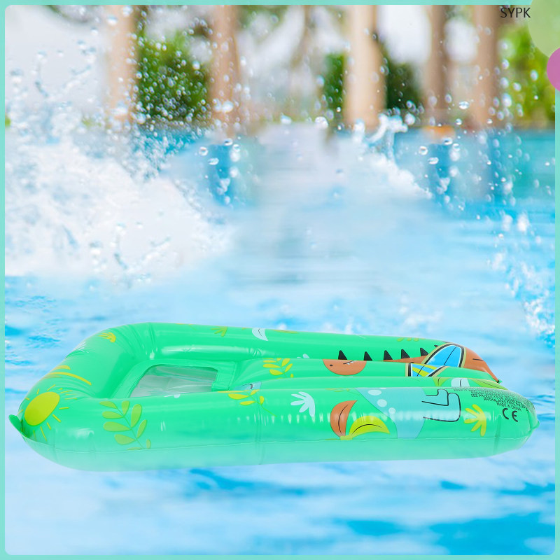 Inflatable Kids Pool Float with See Through Window Cartoon Pattern ...