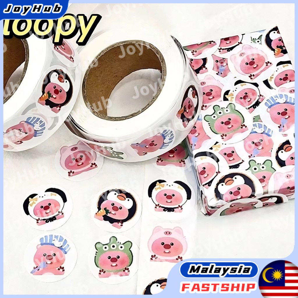 500pcs/Roll Chiikawa Loppy Capybara Kuromi Chiikawa Sealing Sticker ...