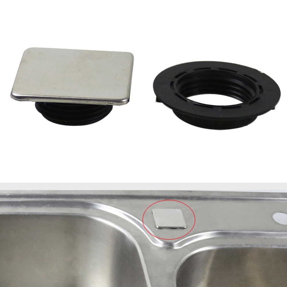【EAGLE】Functional Stainless Steel Kitchen Sink Tap Cover for Overflow ...