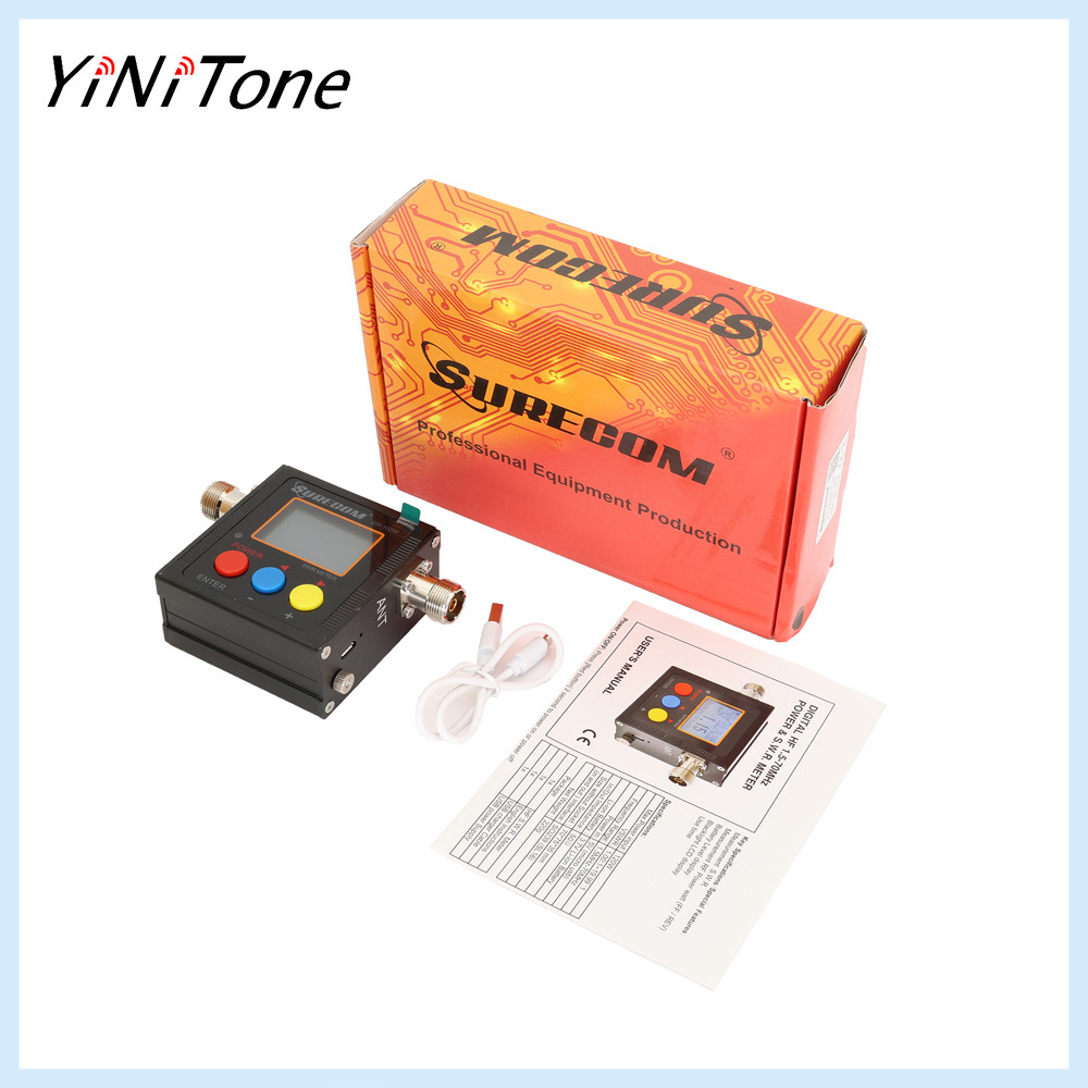 SURECOM SW-102 Digital HF 1.5-70MHz 120W Power & SWR Meter For HF two ...