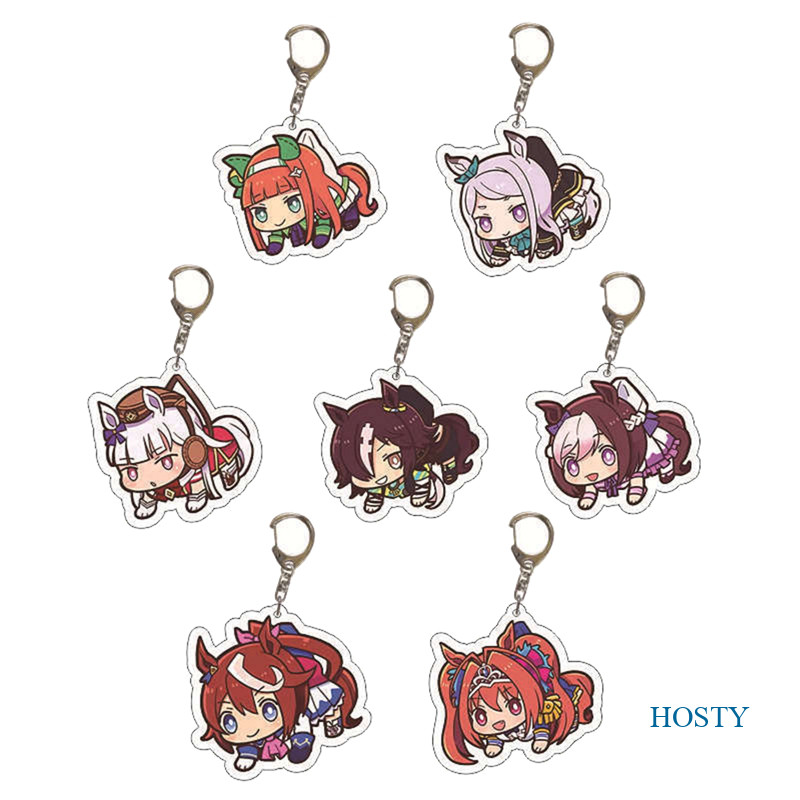 HOSTY Anime Umamusume: Pretty Derby Keychain Special Week Silence ...