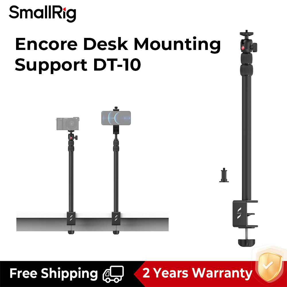 SmallRig Camera Desk Mount Table Stand, Adjustable Light Stand 15"-35 ...