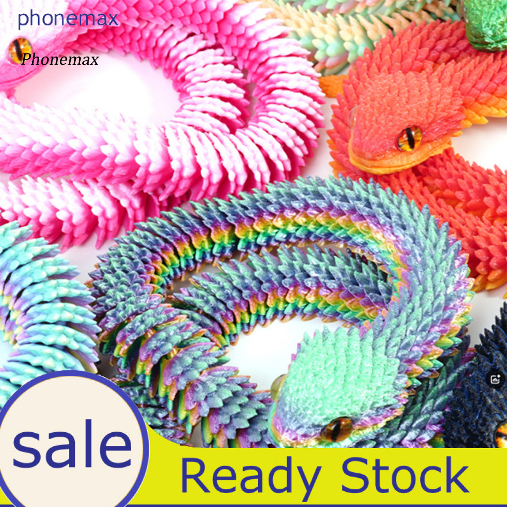 Snake Poseable Action Figure Flexible Joint Snake Toy Flexible Jointed ...