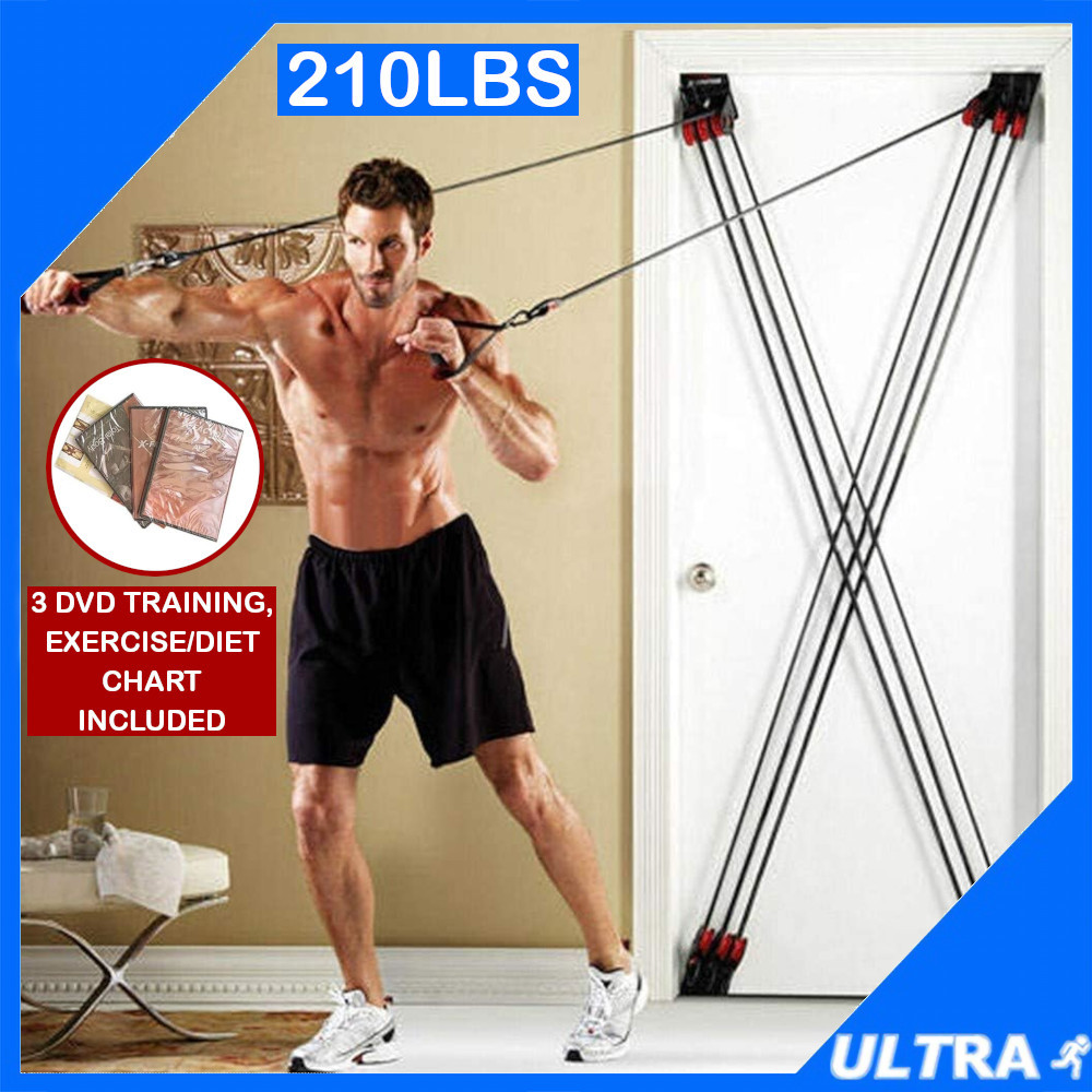 Weider X-Factor Total-Body Training System Door Home Gym 210lbs ...