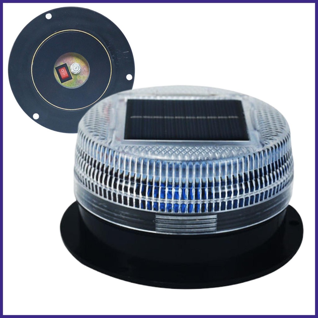 Solar Warning Light Road Signs Flash Lights Solar Industrial LED ...