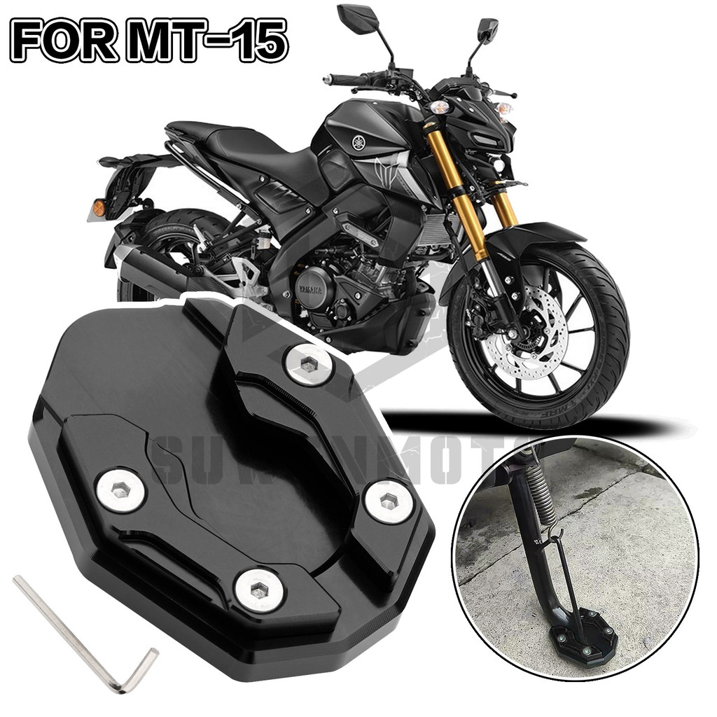 Yamaha Mt15 Mt 15 Mt-15 Side Stand Shoe Flat Extension Kickstand Plate ...