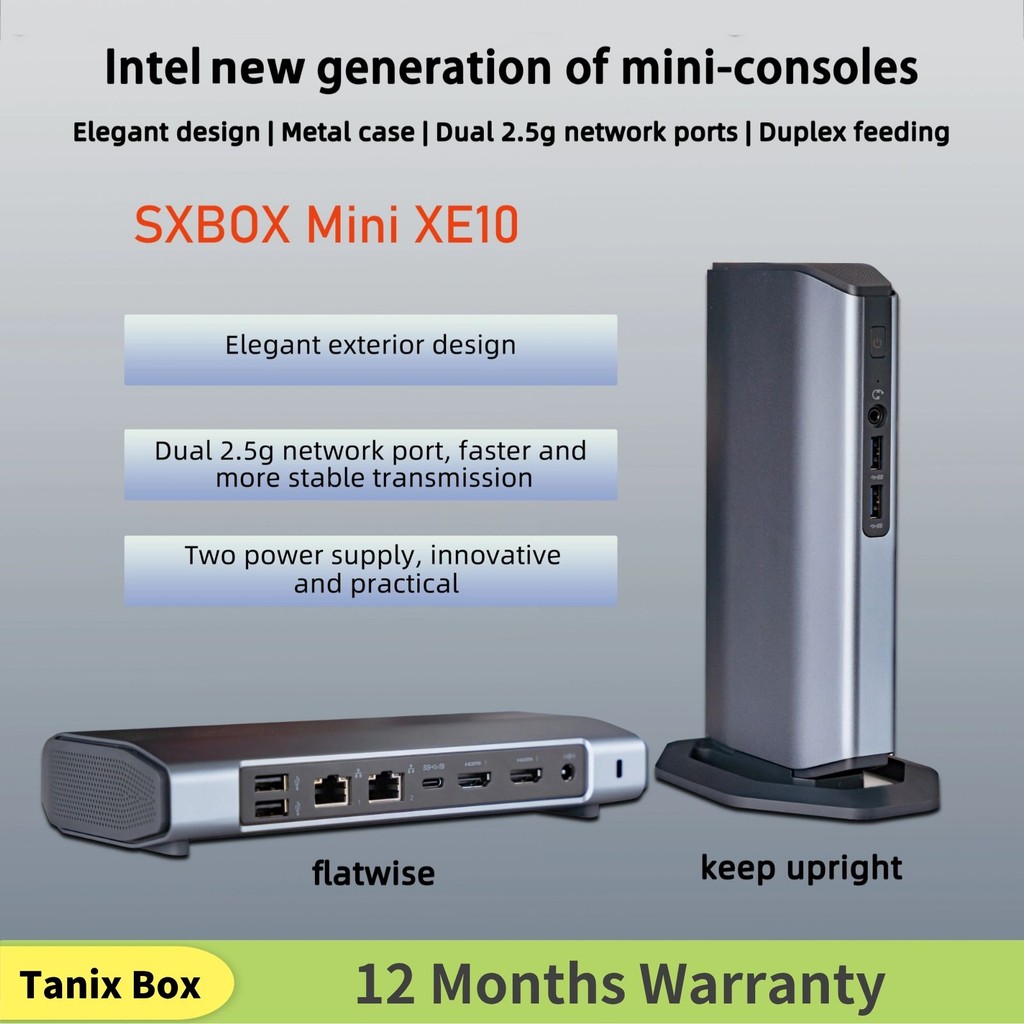 SZBOX X100 Intel N100 12th Gen Mini PC Windows 11 DDR5 5600Mhz PCie3.0 ...