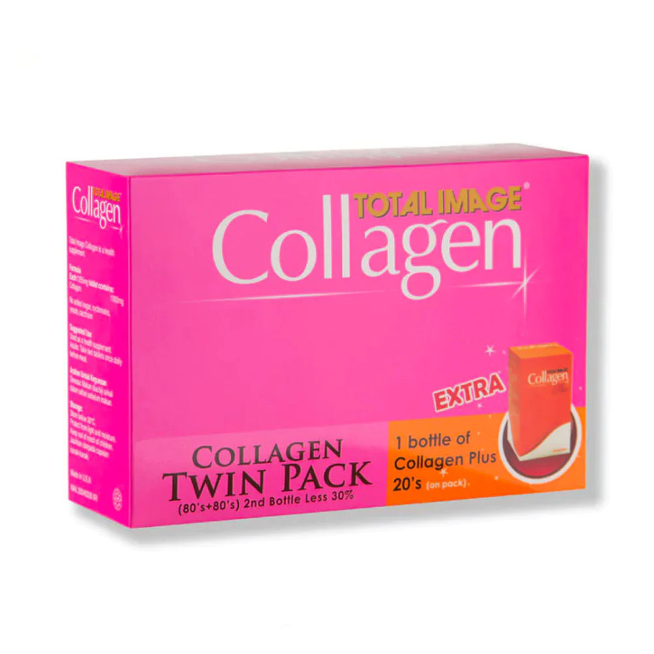 TOTAL IMAGE Collagen Tablet (80's X2 + Collagen Plus (20's) | Shopee ...