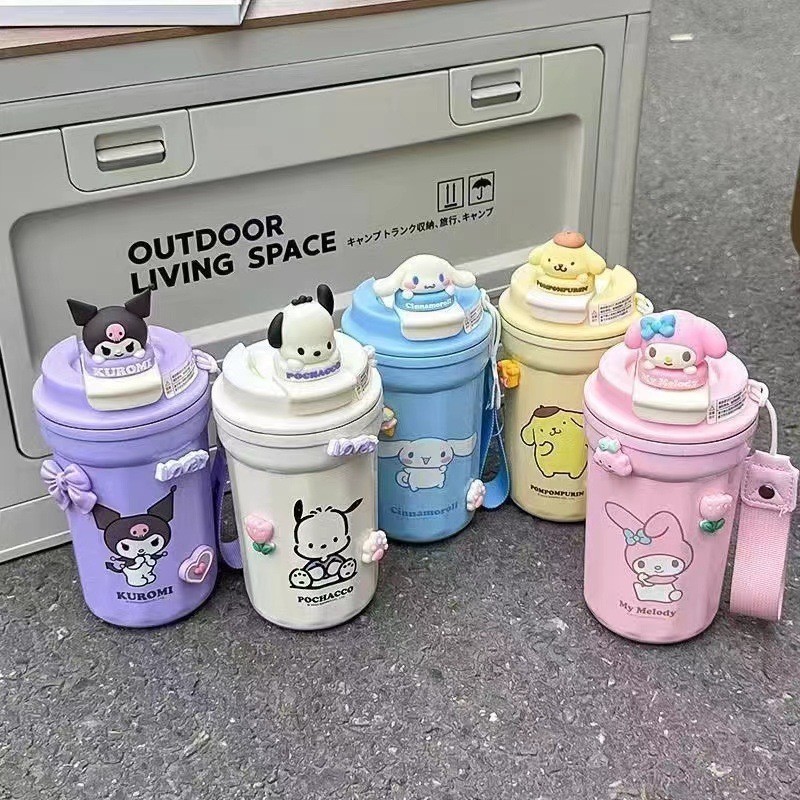 New My Melody Vacuum Cup Sanrio Kawaii Anime Kuromi Pochacco ...